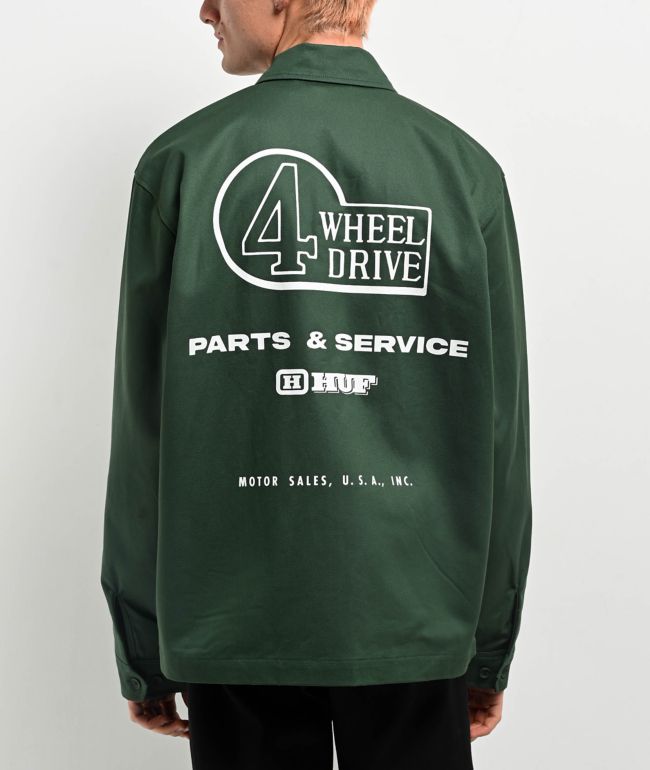 HUF x Land Cruiser Parts & Service Forest Green Jacket - HUF